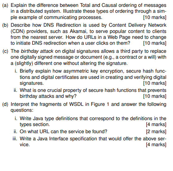 Solved (a) Explain the difference between Total and Causal | Chegg.com