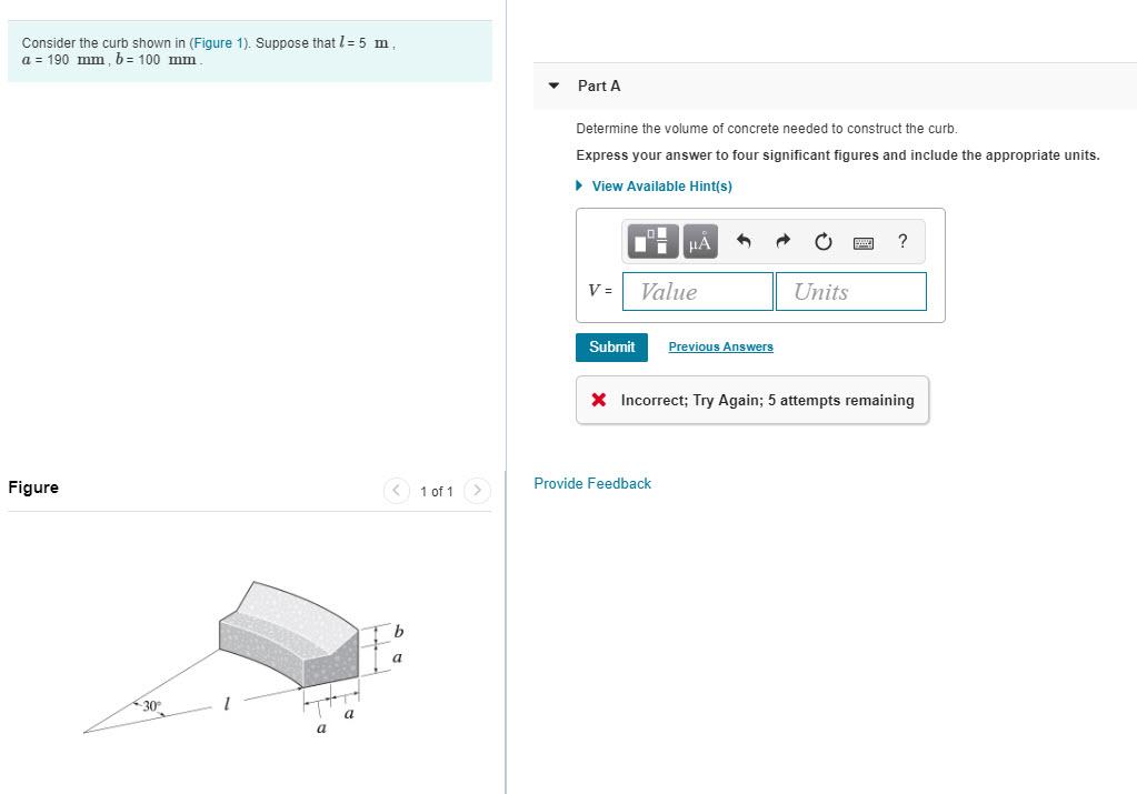 Solved Consider the curb shown in (Figure 1). Suppose that l | Chegg.com