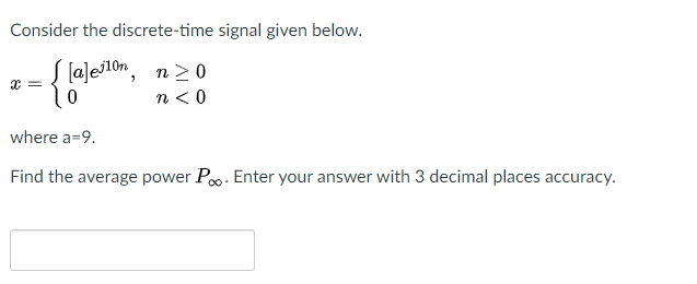 Solved Consider the discrete-time signal given below. 2 0 | Chegg.com