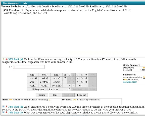 Solved Class Management | Help Vectors Begin Date: 1/7/2020 | Chegg.com