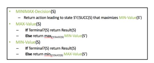 Solved Does Minimax perform a depth-first or breadth first | Chegg.com