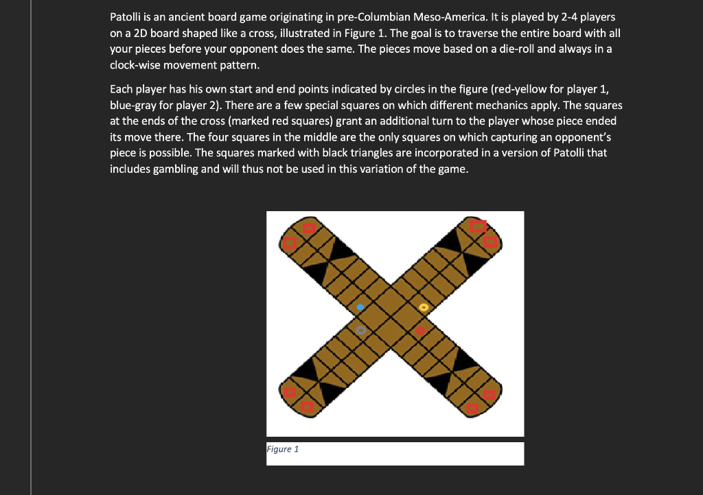 Solved Patolli is an ancient board game originating in | Chegg.com