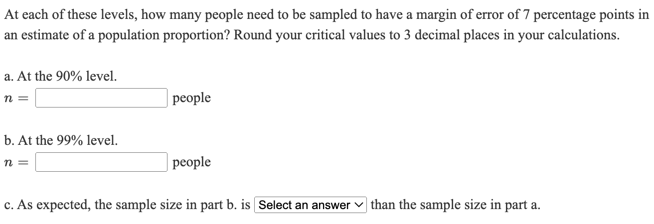 Solved At each of these levels, how many people need to be | Chegg.com