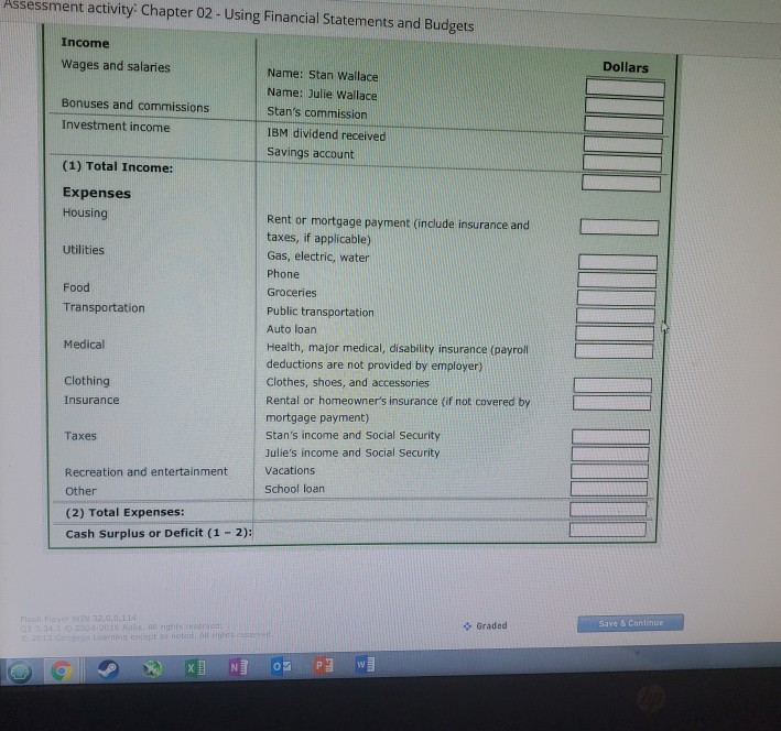 Solved Assessment activity Chapter 02- Using Financial | Chegg.com