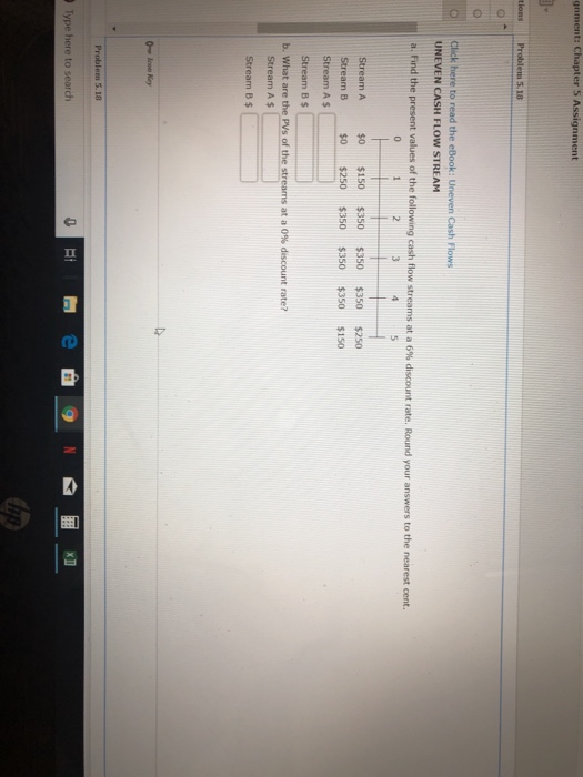 Solved gnment: Chapter 5 Assignment tions Problem 5.18 Click | Chegg.com