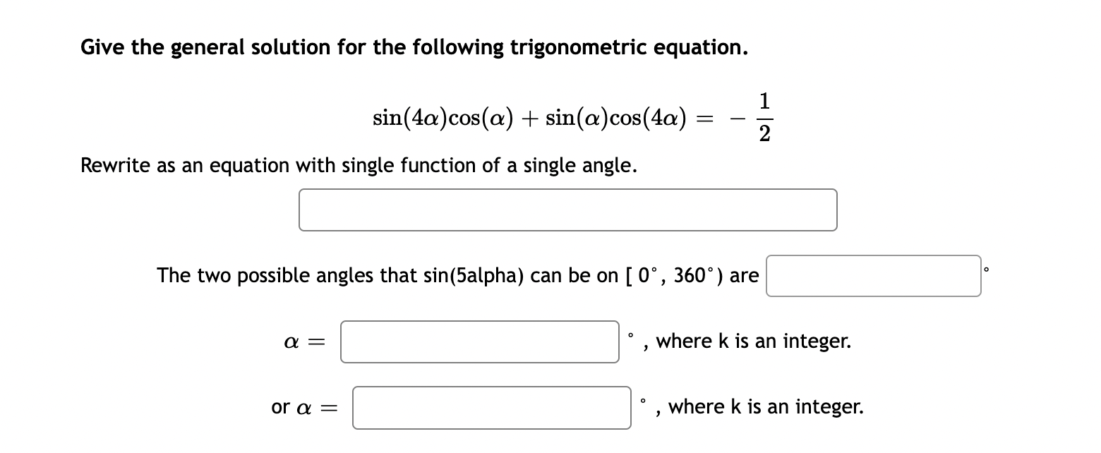 Solved Give the general solution for the following | Chegg.com
