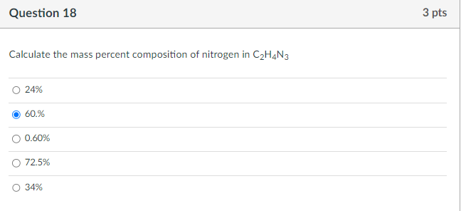 Solved Calculate the mass percent composition of nitrogen in | Chegg.com