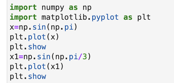 Solved Import Numpy As Np Import Matplotlibpyplot As Plt