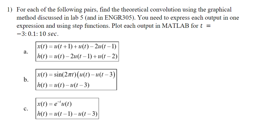 Solved For each of the following pairs, find the theoretical | Chegg.com