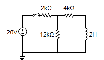 Solved When t=0, the switch in Figure 2 is closed and the | Chegg.com