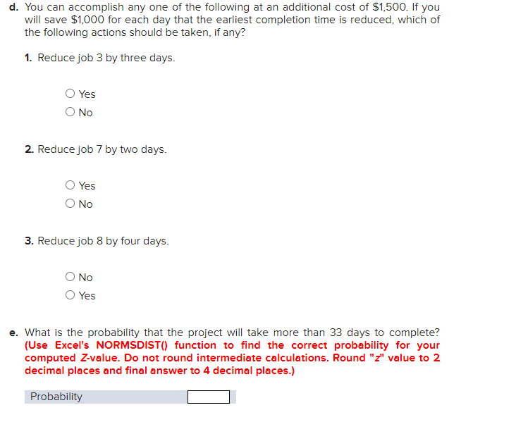 Solved b. Indicate the critical path. | Chegg.com