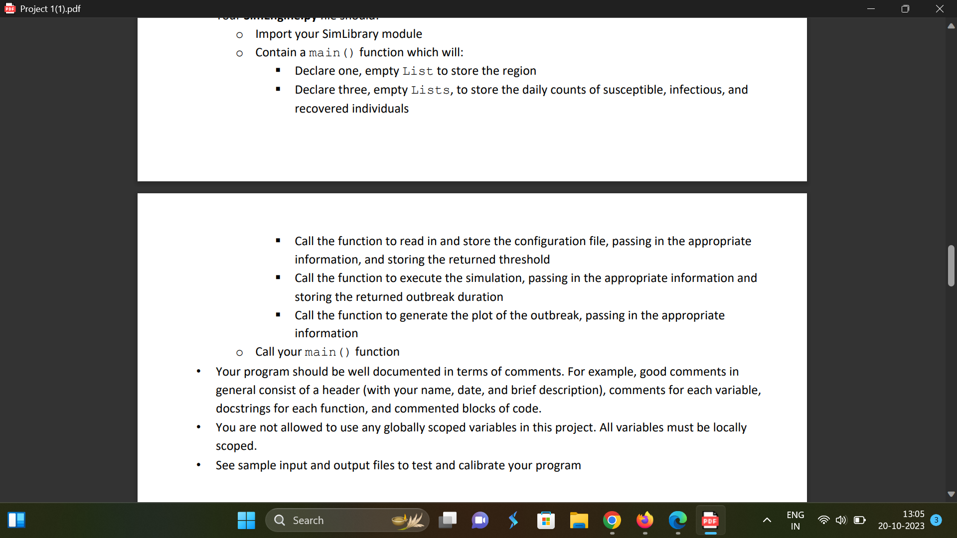 Solved Program Description: For this project you will be | Chegg.com