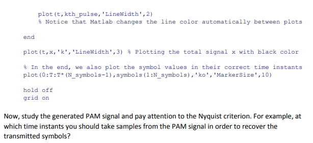 1.1 GENERATION OF SYMBOLS In this exercise we | Chegg.com