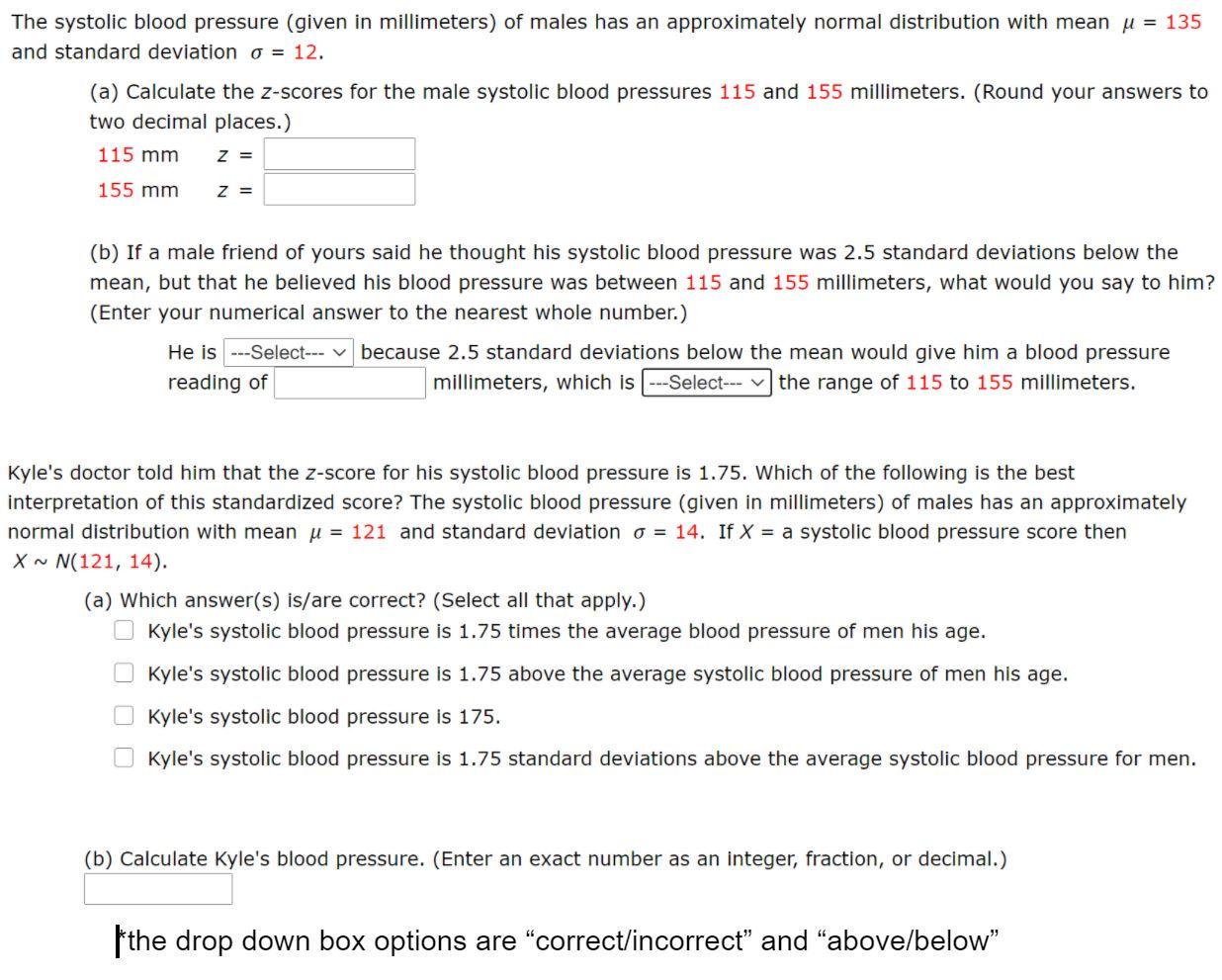 solved-the-systolic-blood-pressure-given-in-millimeters-of-chegg