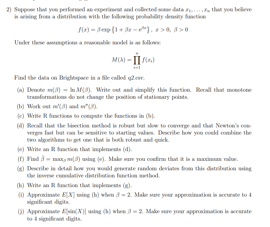 Solved Suppose that you performed an experiment and | Chegg.com