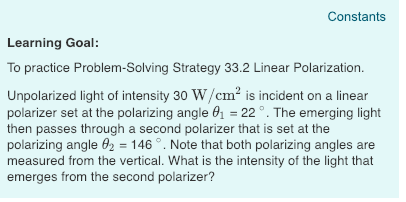 Solved Constants Learning Goal: To practice Problem-Solving | Chegg.com