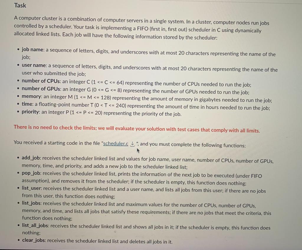 Solved A computer cluster is a combination of computer | Chegg.com