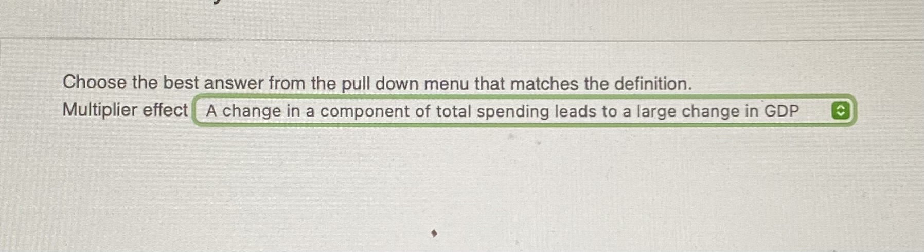 Solved Choose the best answer from the pull down menu that | Chegg.com