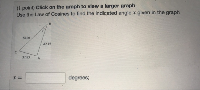 Solved (1 point) Click on the graph to view a larger graph | Chegg.com