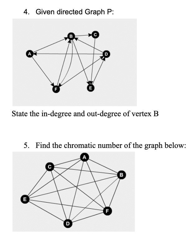 Solved 1. Given directed graph P: Find the shortest path | Chegg.com