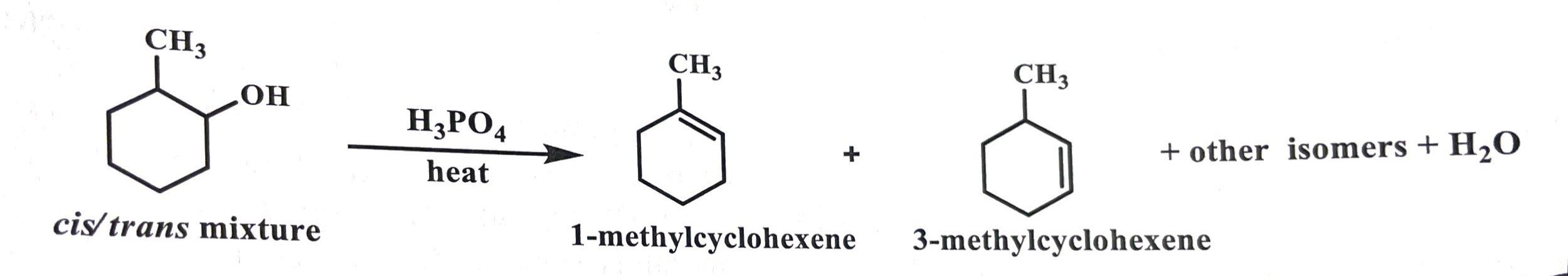 Solved In this reaction, 8.5 mL of 2-methylcyclohexanol | Chegg.com
