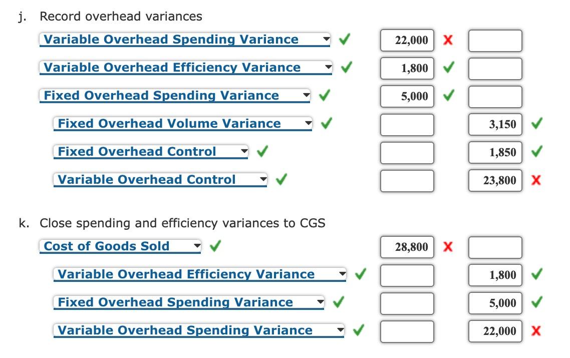 Solved Basic Variance Analysis, Revision of Standards, | Chegg.com
