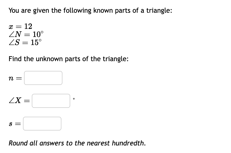 Solved Solve the triangle ABC if ∠A=23∘,a=3,b=18. If there | Chegg.com