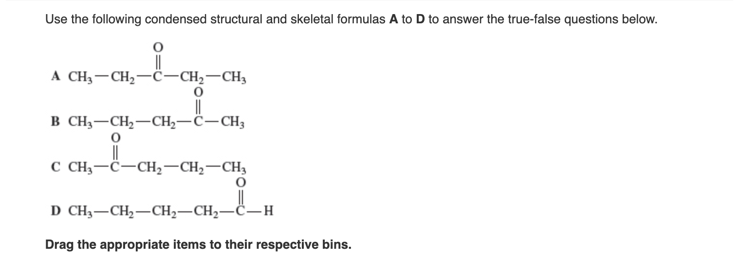 Solved Use the following condensed structural and skeletal | Chegg.com