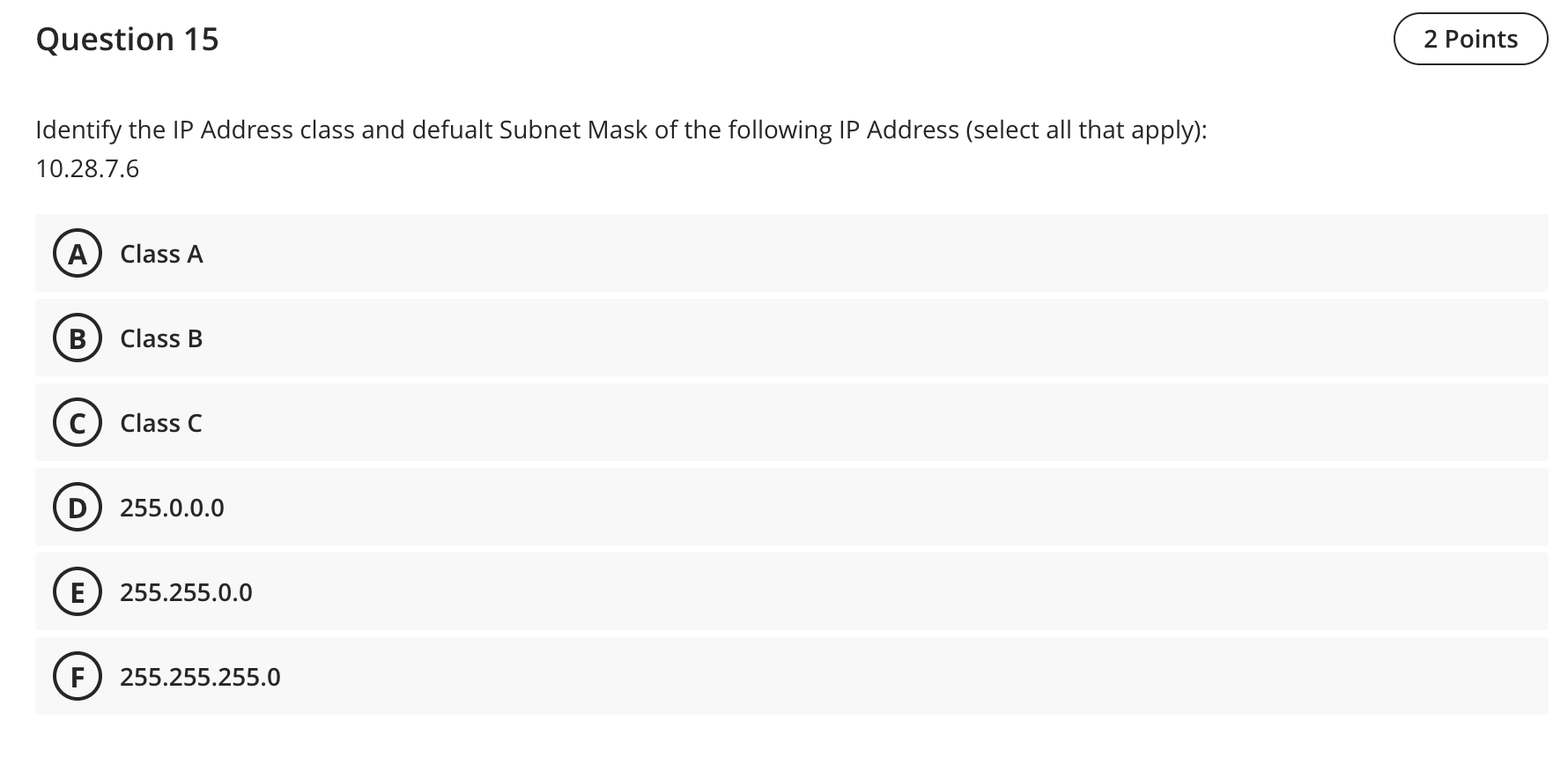 solved-identify-the-ip-address-class-and-defualt-subnet-mask-chegg