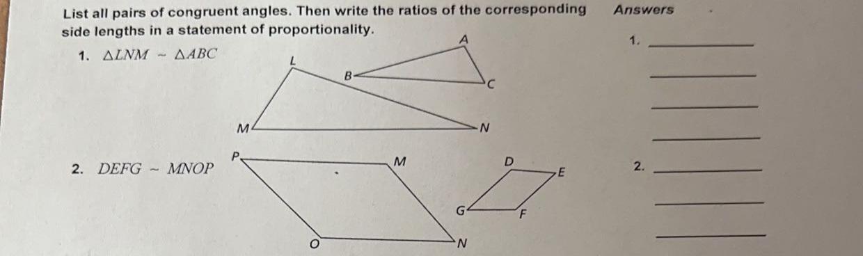 Solved List all the pairs of congrunt triangles. The write | Chegg.com