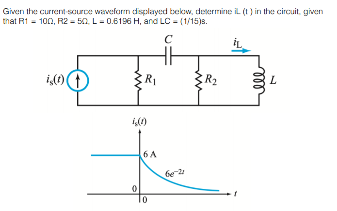 Solved Given the current-source waveform displayed below, | Chegg.com