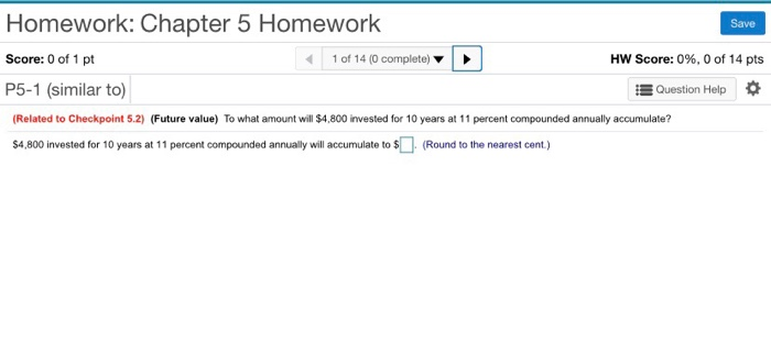 Solved Homework: Chapter 5 Homework Score: 0 of 1 pt P5-1 | Chegg.com Solved Homework: Chapter 5 Homework Score: 0 of 1 pt P5-1 | Chegg.com