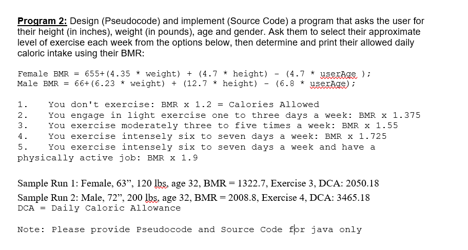 Solved Program 2 Design Pseudocode And Implement Source 3341