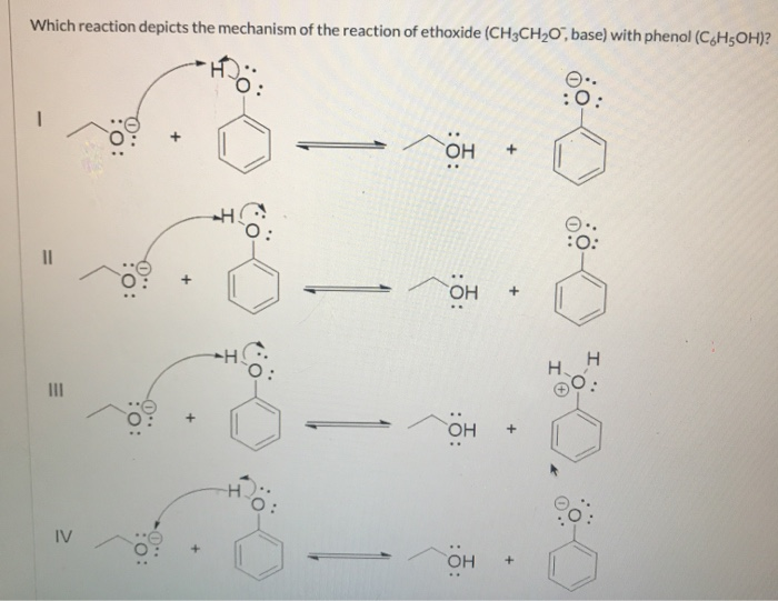 Solved Which reaction depicts the mechanism of the reaction | Chegg.com