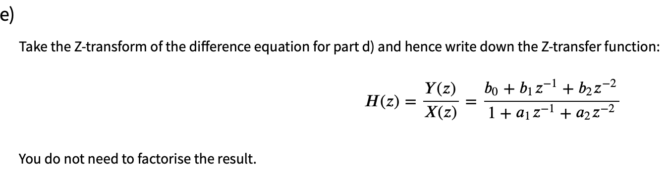 Solved Q4(ii) Discrete-Time System The block diagram that | Chegg.com