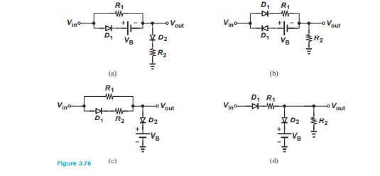 Solved **3.27. Plot the input/output characteristic of the | Chegg.com