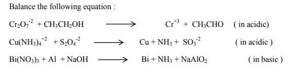 Solved Balance the following equation | Chegg.com