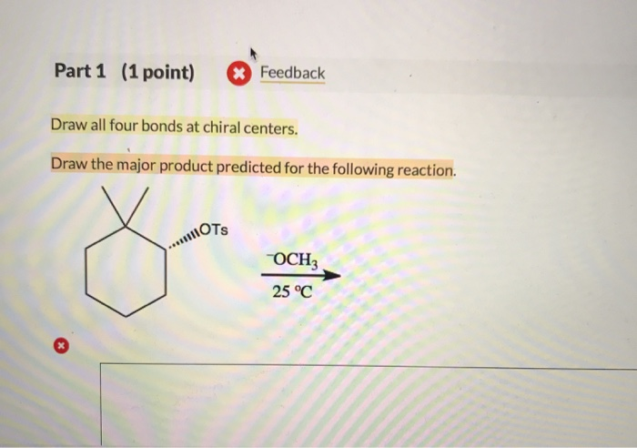 Solved Part 1 (1 point) Feedback Draw all four bonds at | Chegg.com Solved Part 1 (1 point) Feedback Draw all four bonds at | Chegg.com