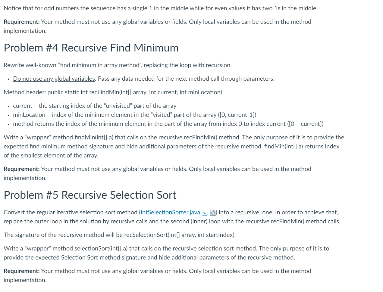 Solved Zip together and submit the following files:Problem | Chegg.com