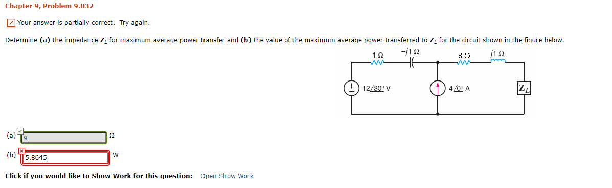 Solved Chapter 9 Problem 9032 Your Answer Is Partially 1787