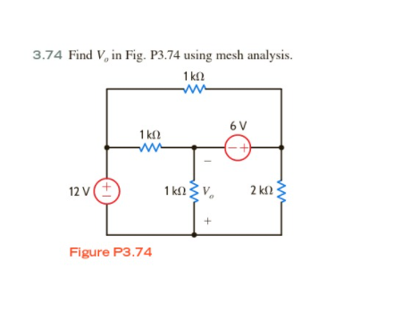 Solved Solve by Matlab (use hand written mesh equations for | Chegg.com