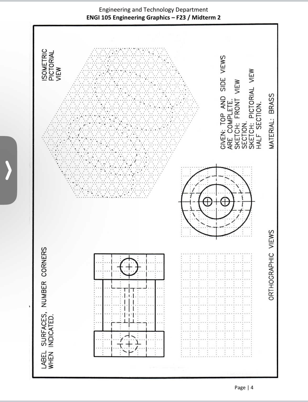 Solved Engineering and Technology Department | Chegg.com
