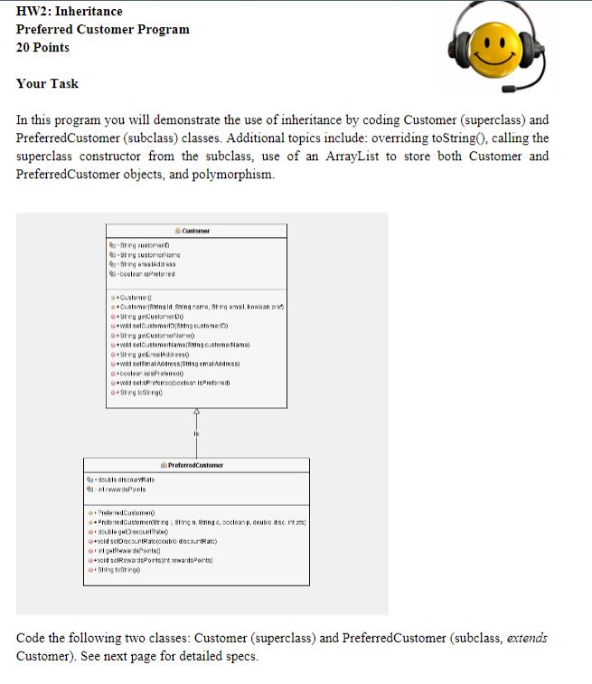 Solved Preferred Customer Program 20 Points Your Task In | Chegg.com