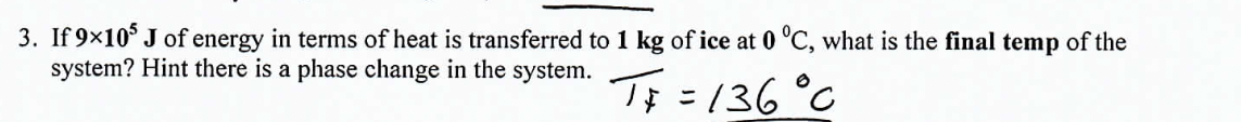 Solved 3. If 9×105 J of energy in terms of heat is | Chegg.com