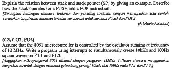 Solved Explain The Relation Between Stack And Stack Pointer Chegg