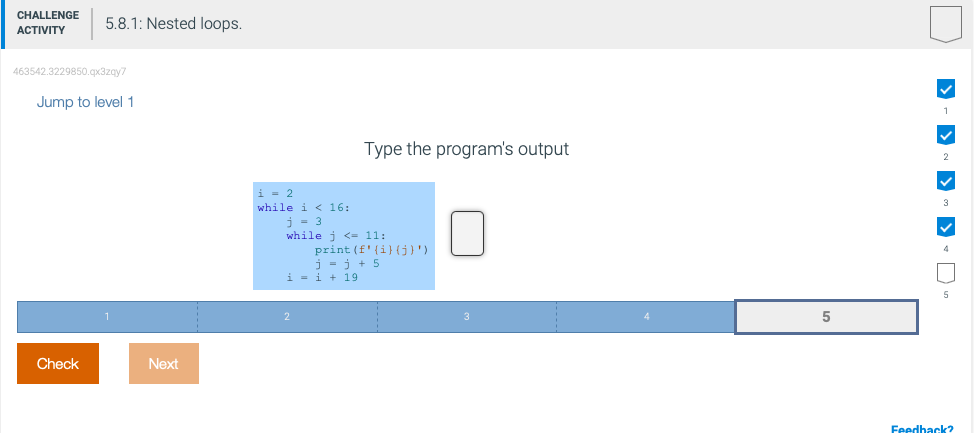 Solved Type the program's output i=2 while i