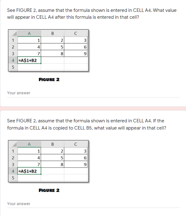Solved Formula for cell A15 that adds all data from B1 to | Chegg.com