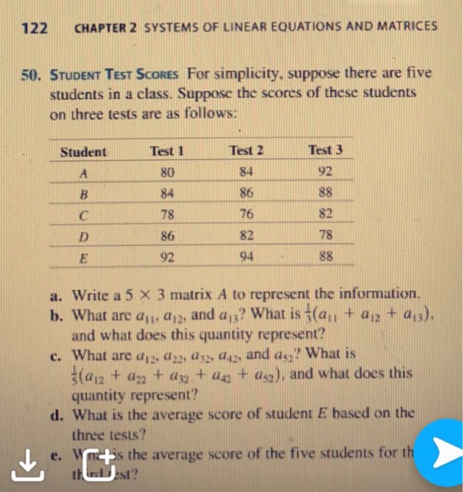 Solved 122 CHAPTER 2 SYSTEMS OF LINEAR EQUATIONS AND | Chegg.com
