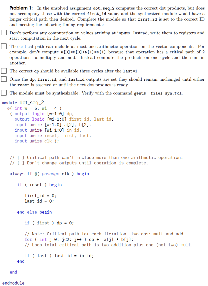 Solved Answer these questions by modifying the Verilog code | Chegg.com