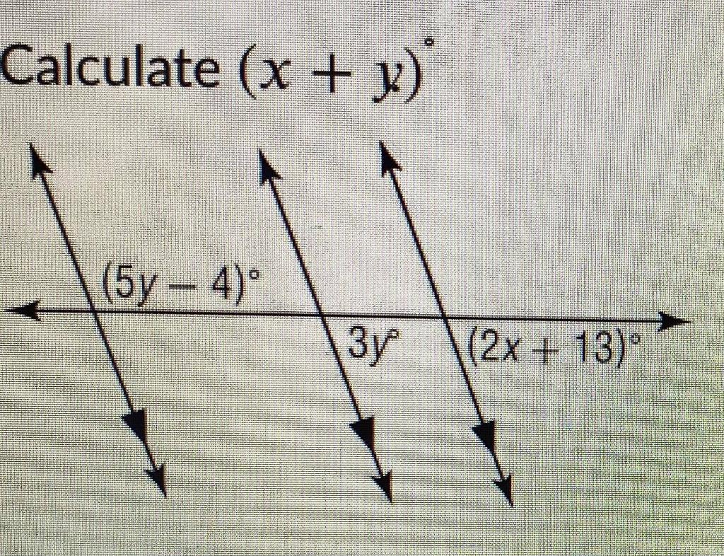 Solved Calculate (x + y +.z) A 100° х B E у Z C с D | Chegg.com Solved Calculate (x + y +.z) A 100° х B E у Z C с D | Chegg.com